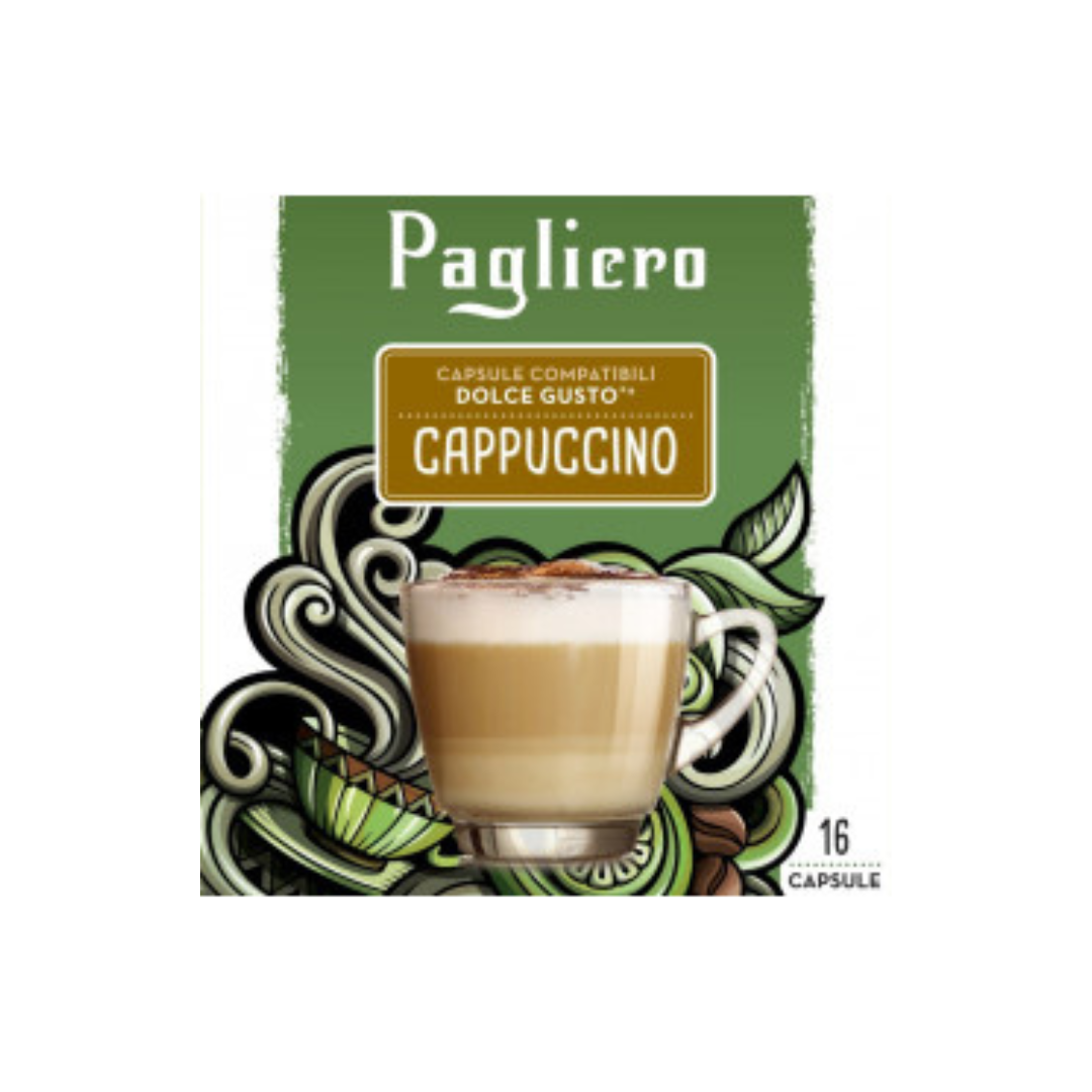 Pagliero Cappuccino, kompatibile me Nescafè® Dolce Gusto® (16 kapsula) - Tuttocapsule Kosova